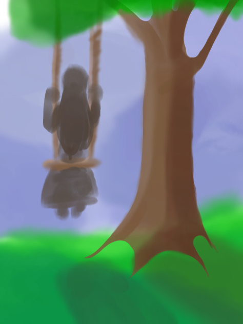 Lonely girl - ibisPaint