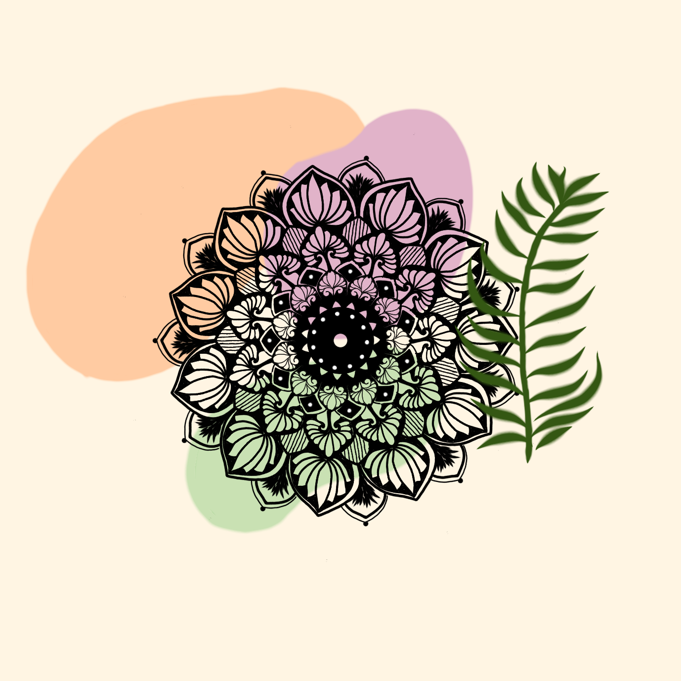 aesthetic mandala - ibisPaint