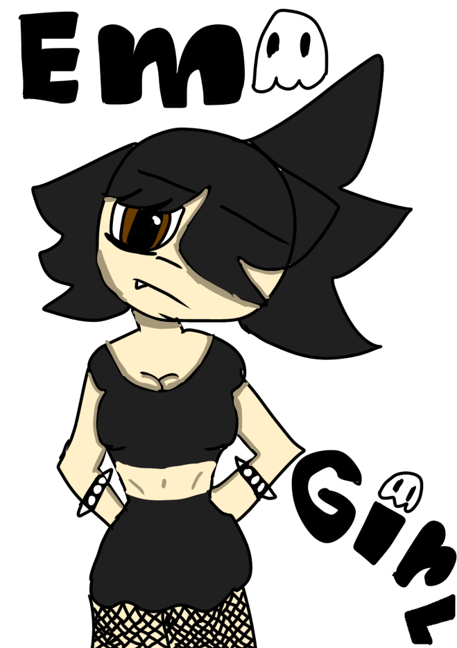 Emo girl - ibisPaint