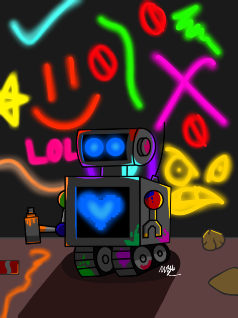 Graffiti Bot - ibisPaint
