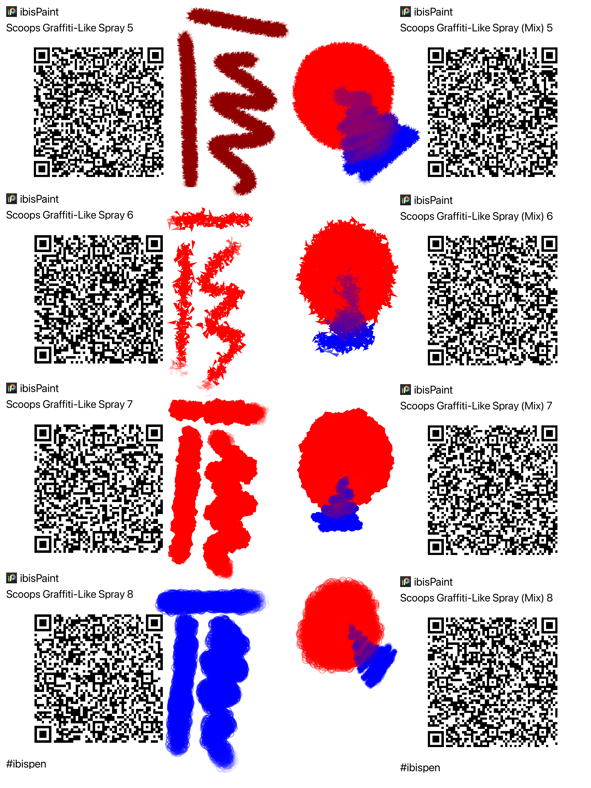 Scoops Graffiti-Like Spray Bundle 2 - ibisPaint