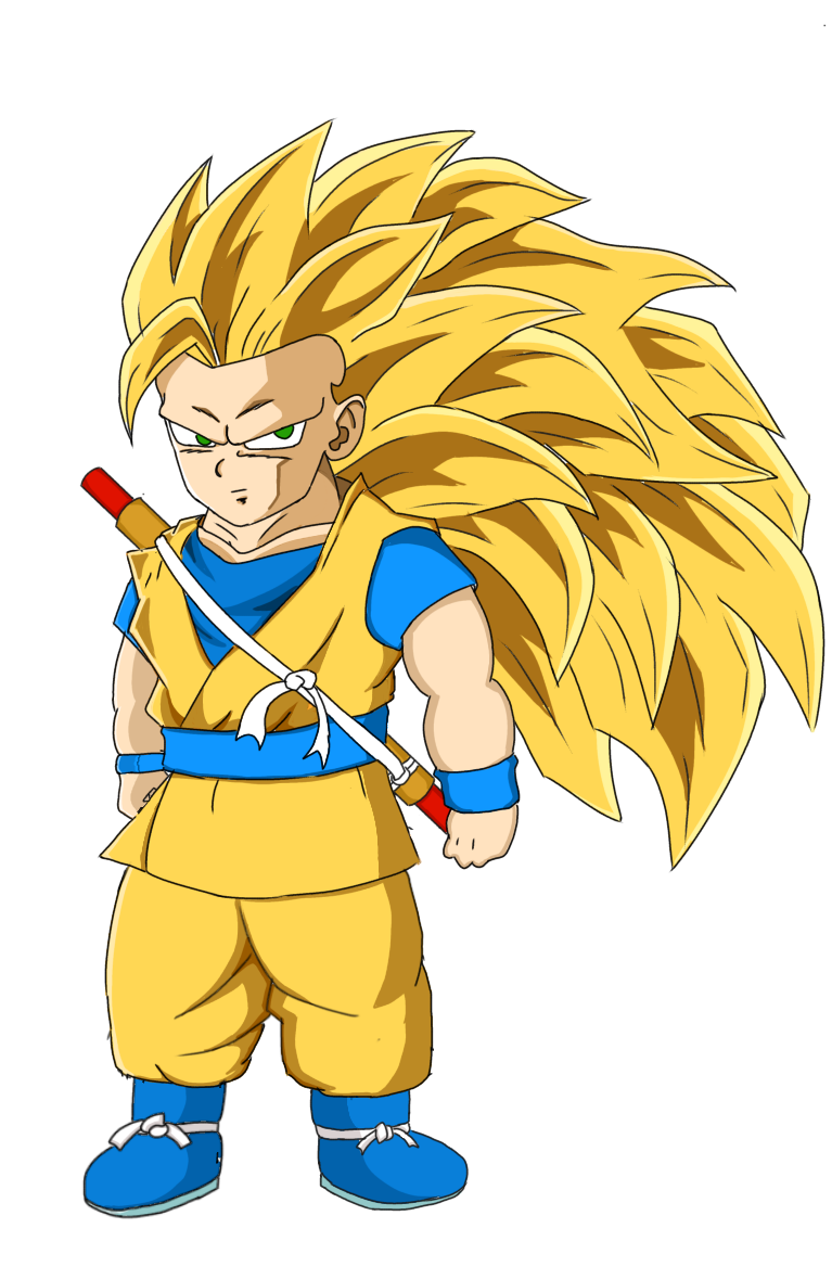 ドラゴンボールダイマ仕様のSS3悟空 - ibisPaint