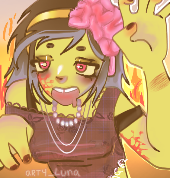 Pastel zombie 🧟‍♀️ rawwr - ibisPaint