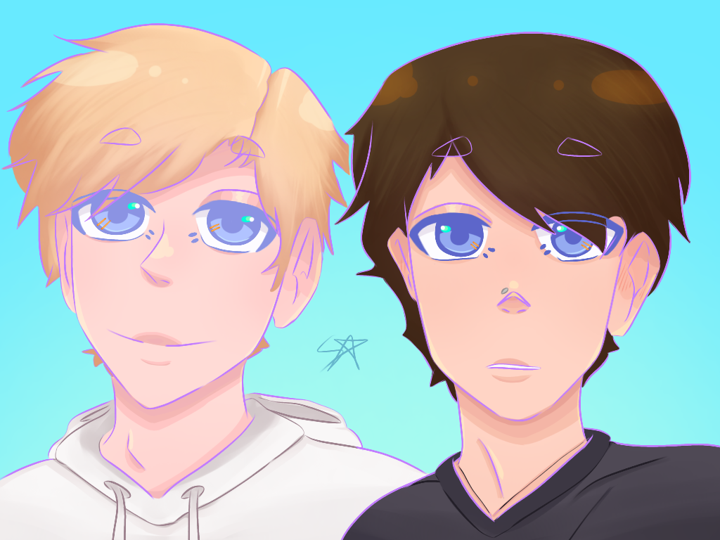 sam and colby - ibisPaint