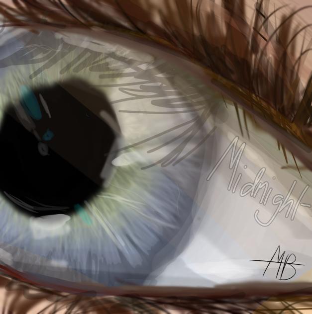Realistic attempt at drawing my eye, lb - ibisPaint