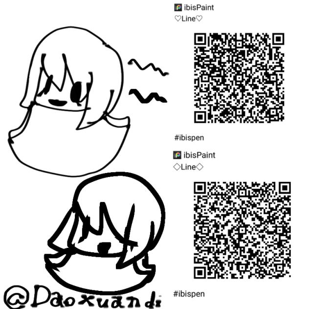 QR code Line♡♡♡ - ibisPaint