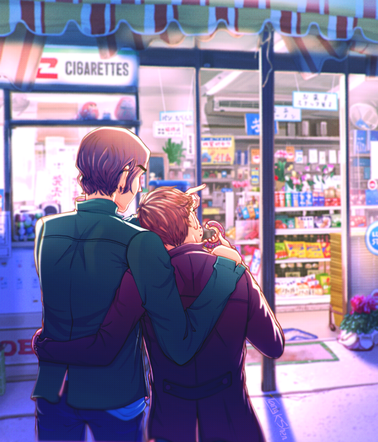 Convenience store - ibisPaint