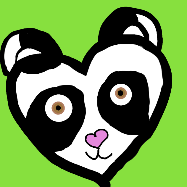 Heart panda - ibisPaint