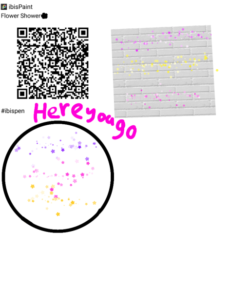 flower shower - ibisPaint