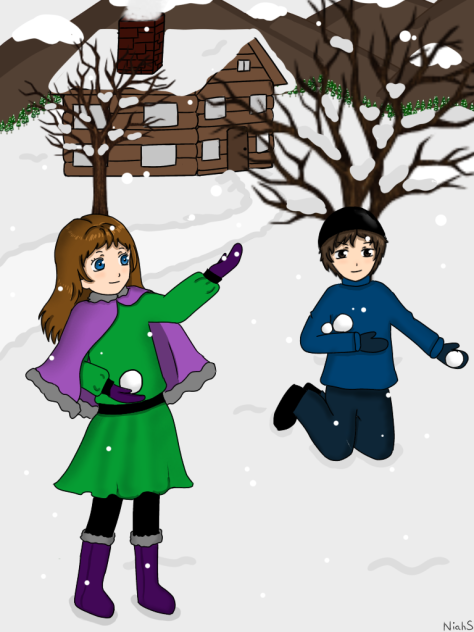 Snowy day - ibisPaint