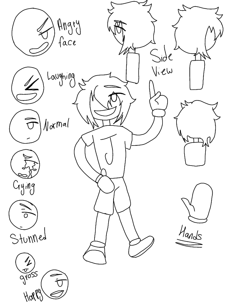 Character sheet for my friend James - ibisPaint