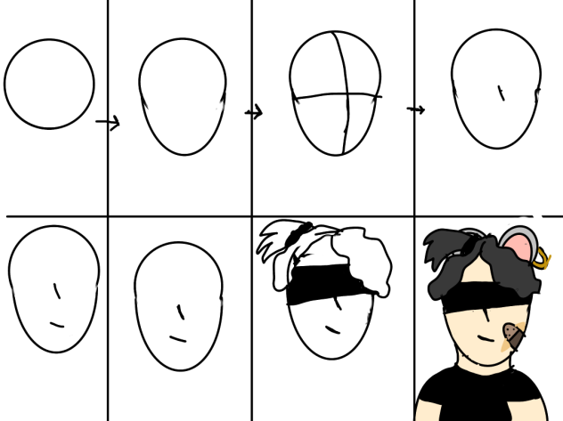 How I draw head - ibisPaint