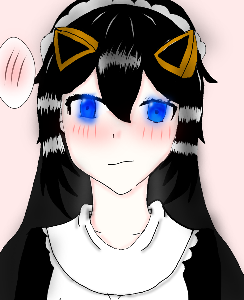 maid cat - ibisPaint