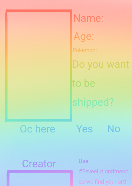 Eeveelution time character sheet! - ibisPaint