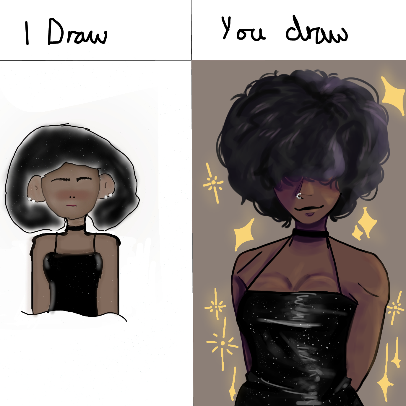 I draw you draw collab - ibisPaint