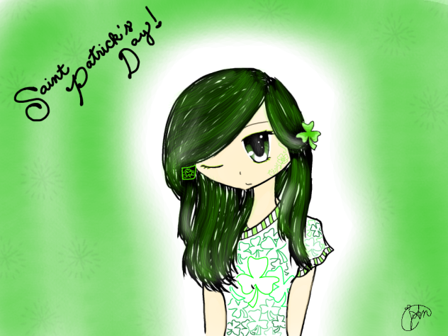 March's Clovers and St.Patrick's Day - ibisPaint
