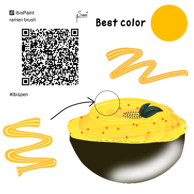 ramen brush - ibisPaint
