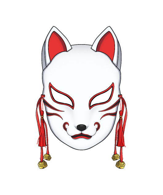 Kitsune Mask - ibisPaint