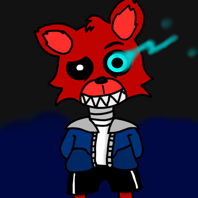 crossover FNaF e Undertale - ibisPaint