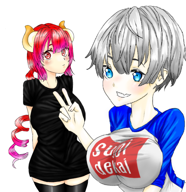 Ilulu e Uzaki-chan - ibisPaint