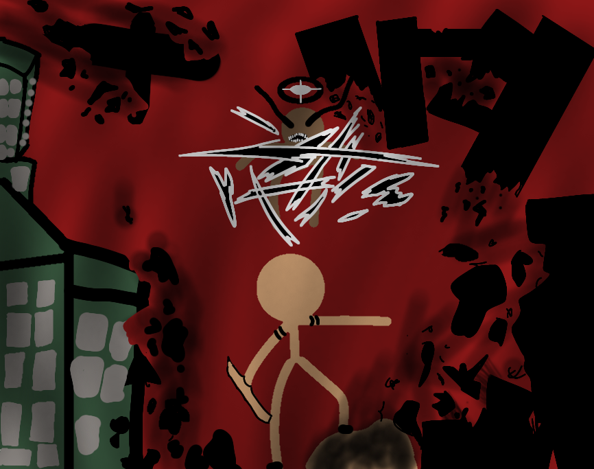 finished looking ahh fight - ibisPaint