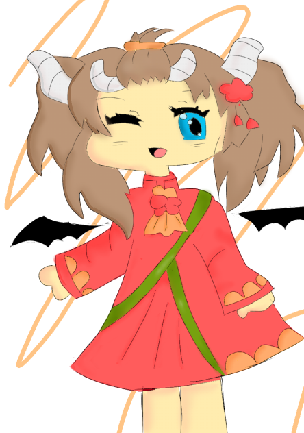 Demon Chibi - ibisPaint