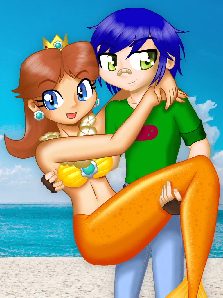 Aquatic Couple for SuperSmashInfinity - ibisPaint