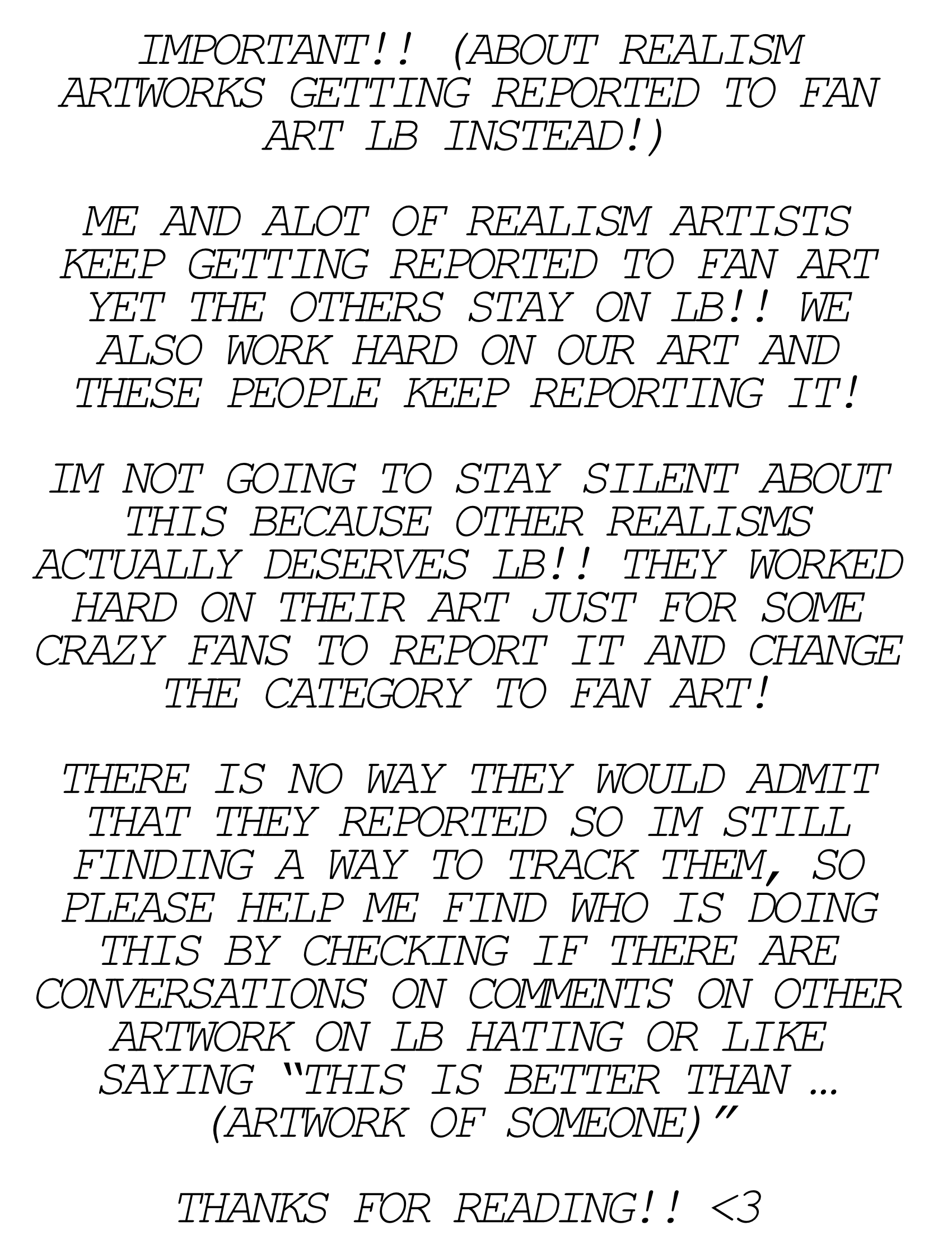 IMPORTANT!! PLEASE READ! - ibisPaint