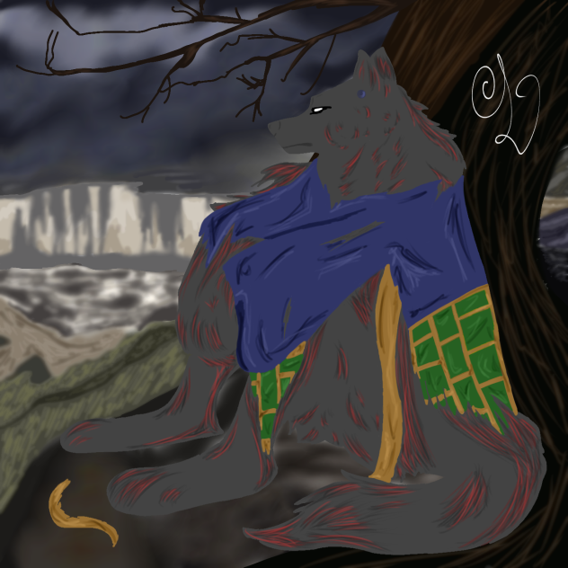 Geto as an Alpha Wolf - ibisPaint