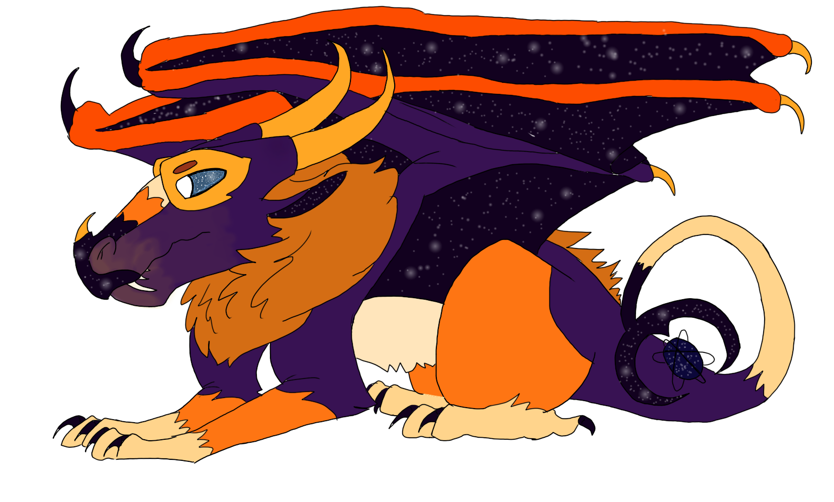 supernova dragon - ibisPaint