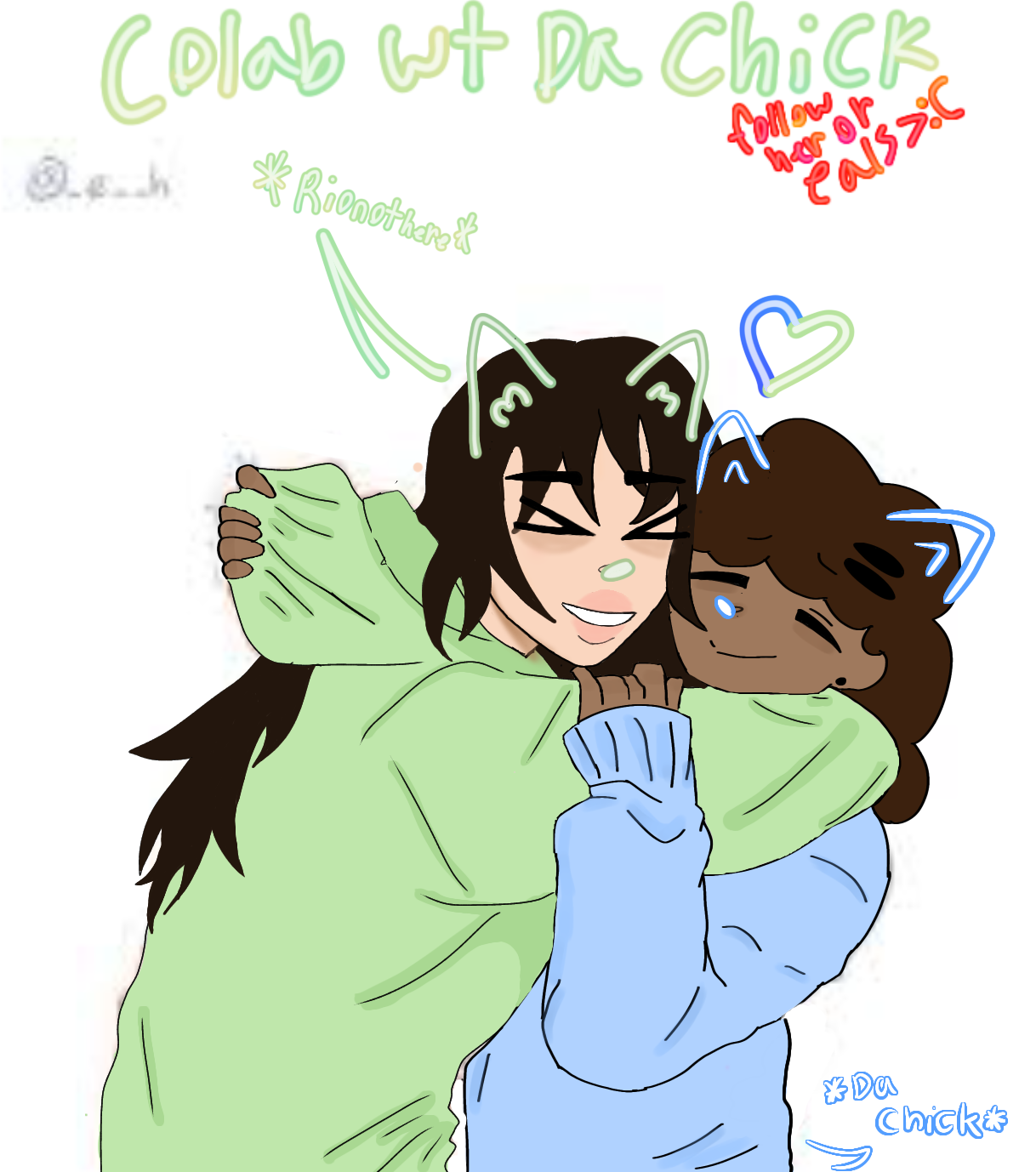 FIRST COLAB @Da Chick - ibisPaint