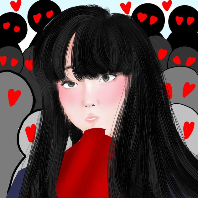 Realistic Komi-san - ibisPaint