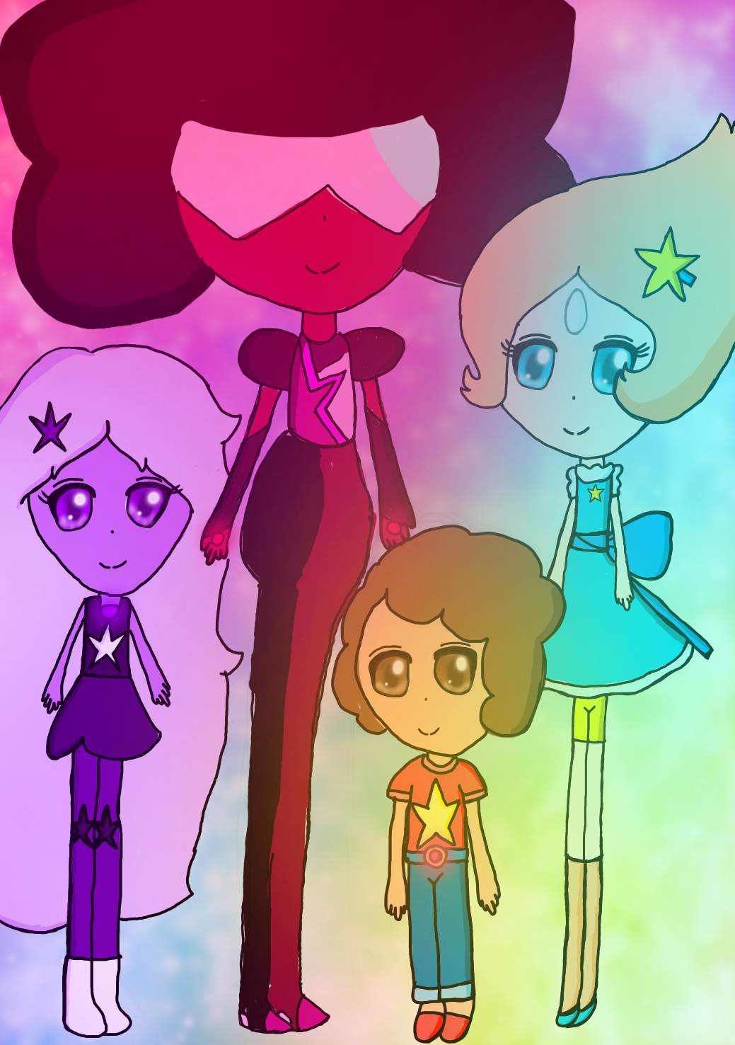We Are The Crystal Gems - ibisPaint