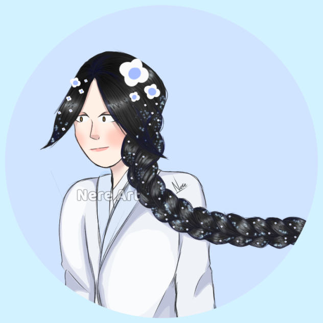 Lan Zhan con trenza 🥺💕 - ibisPaint