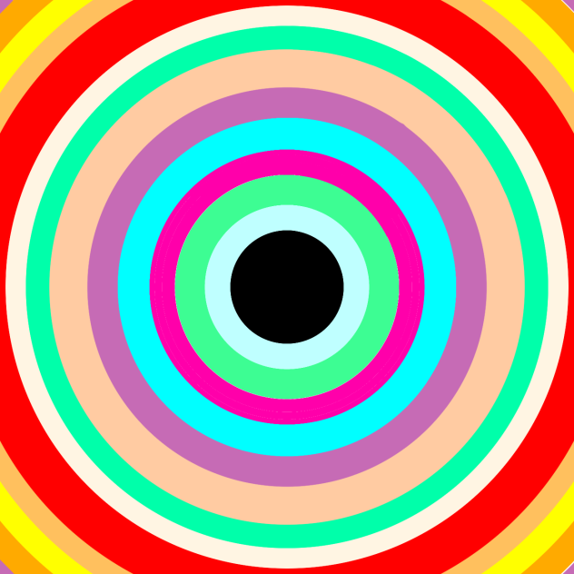 the colorful circle - ibisPaint