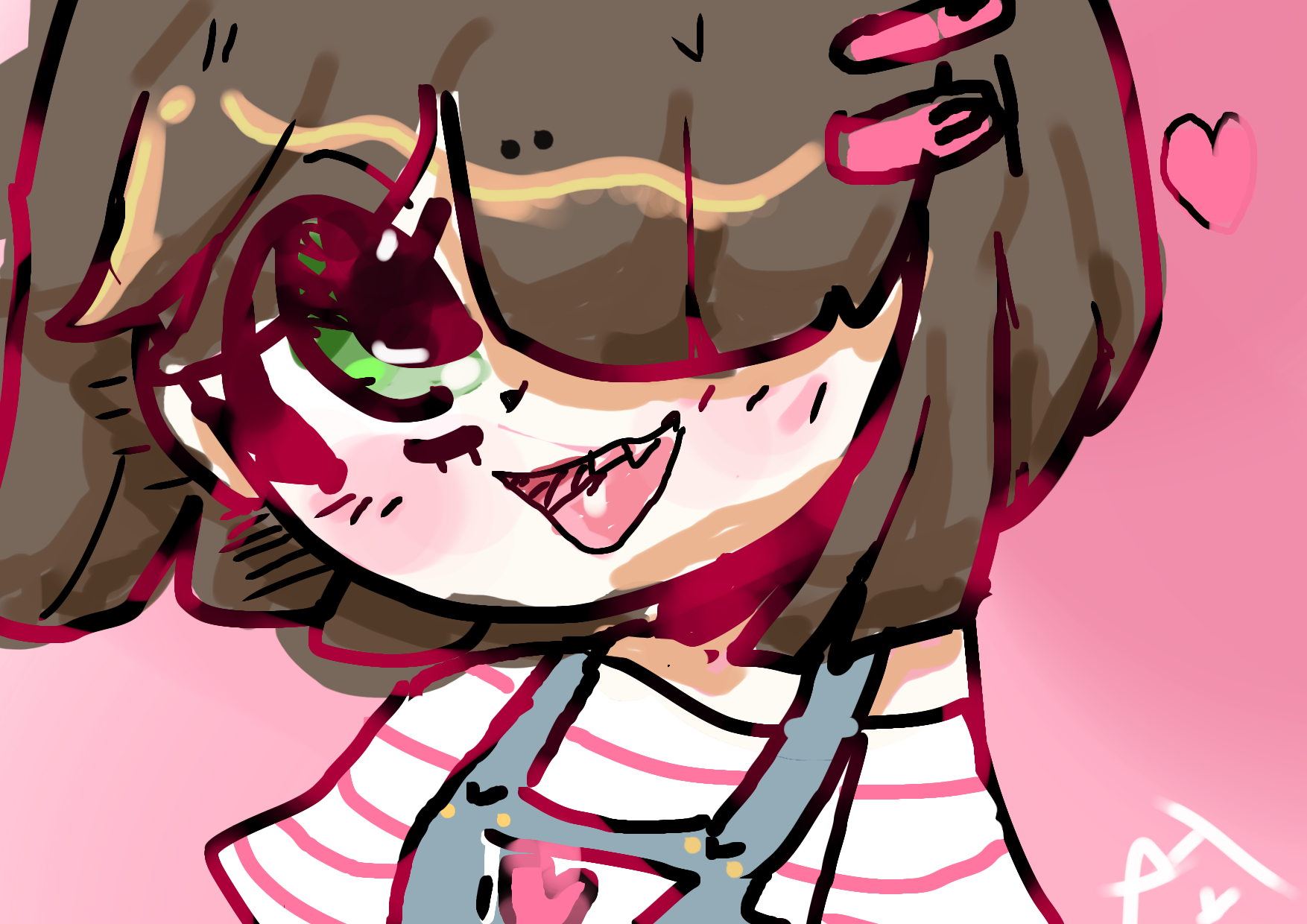 First time drawing with a mouse - ibisPaint