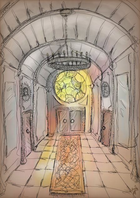 scribble hallway - ibisPaint