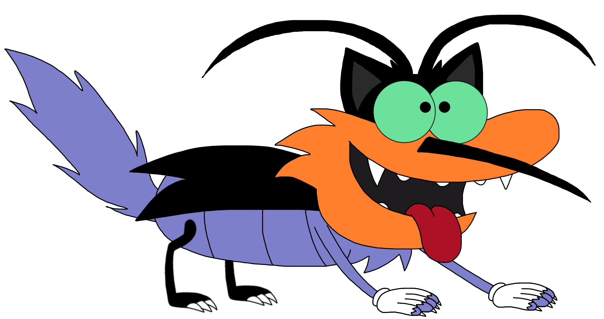Wereroach Dee Dee Acting like a Dog - ibisPaint