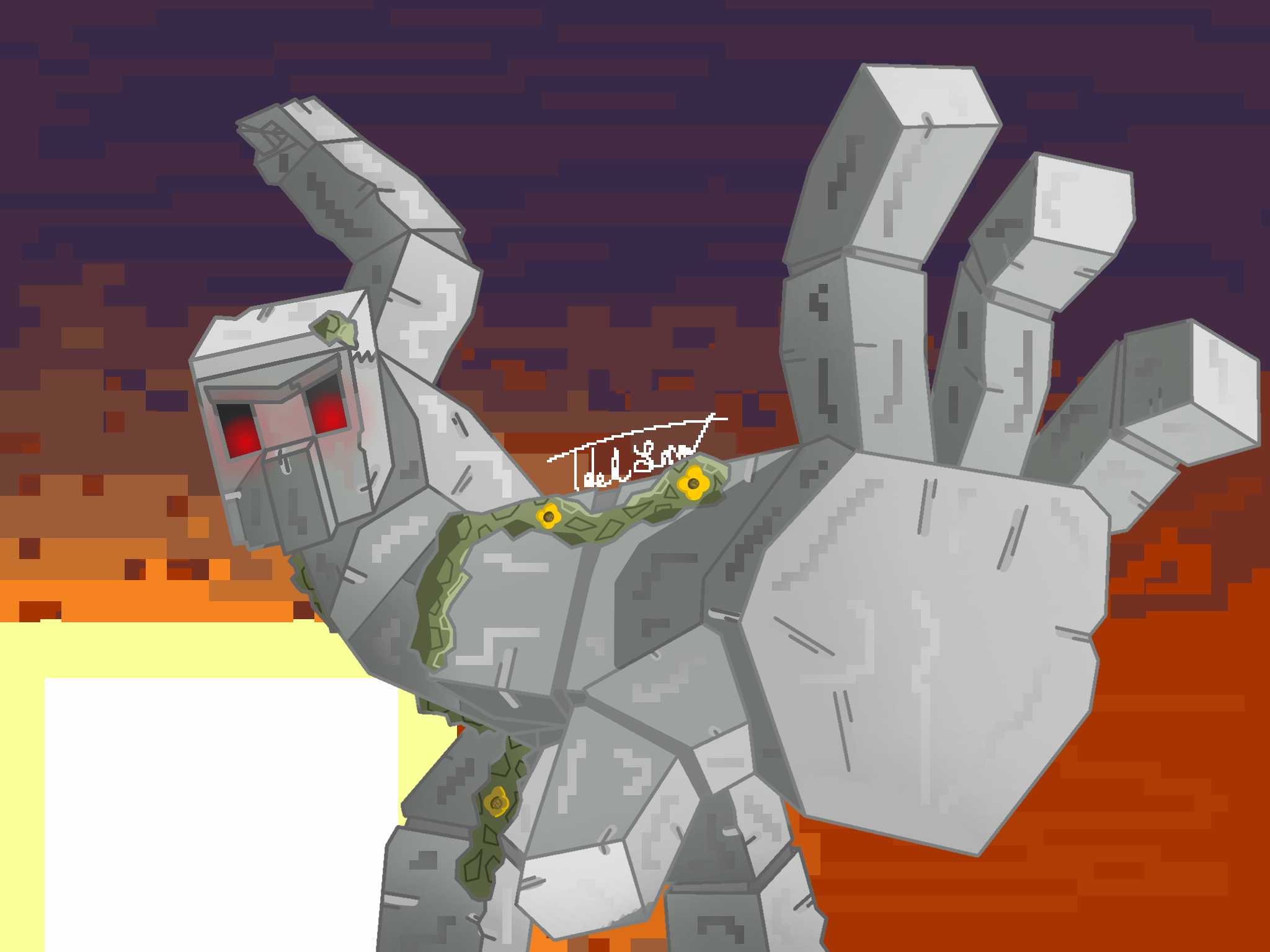Minecraft Iron Golem (Re-Made) - ibisPaint