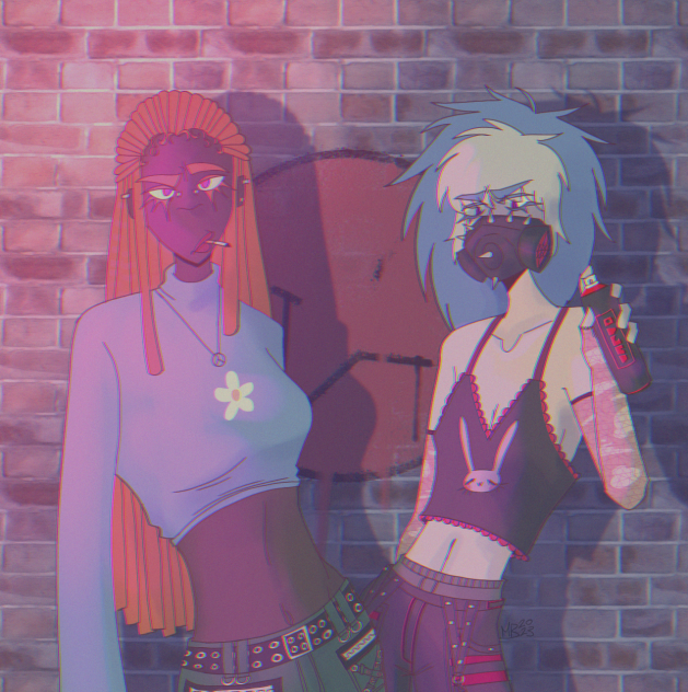 alleyway babes - ibisPaint