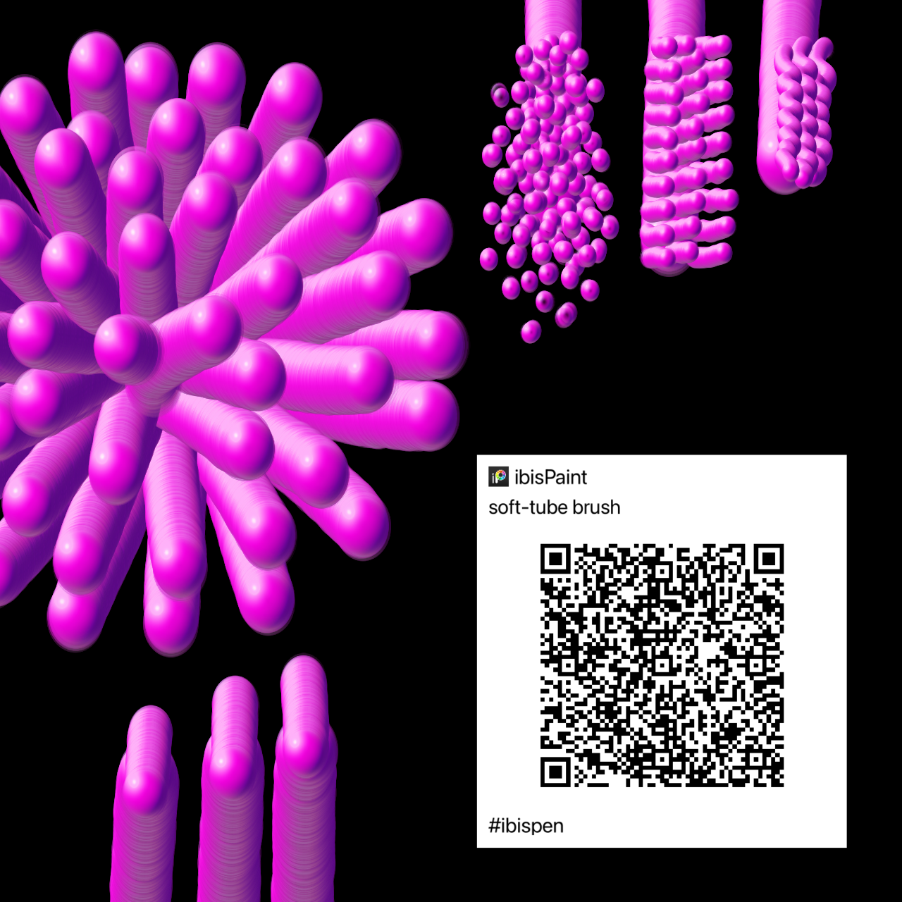 Tube brush 3D - ibisPaint