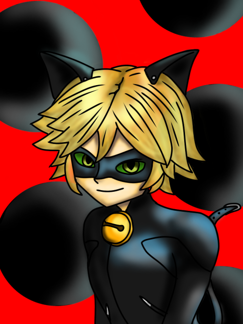 Cat Noir (Chat Noir) - ibisPaint