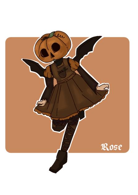 'Pumpkin Head Girl' - ibisPaint