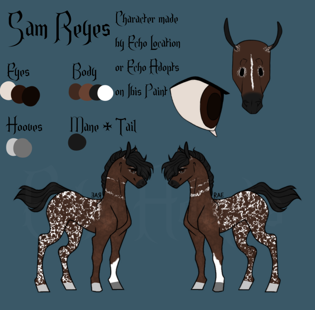 Sam Reyes - Reference Sheet - ibisPaint