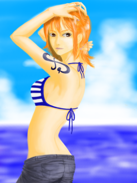 ONE PIECE nami - ibisPaint