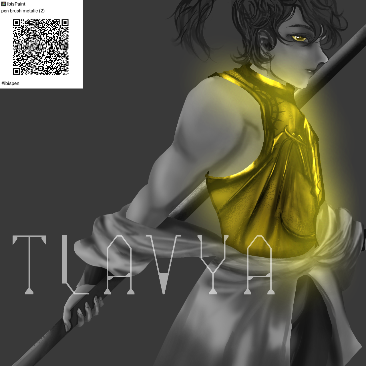 My new pen brush metalic II - ibisPaint