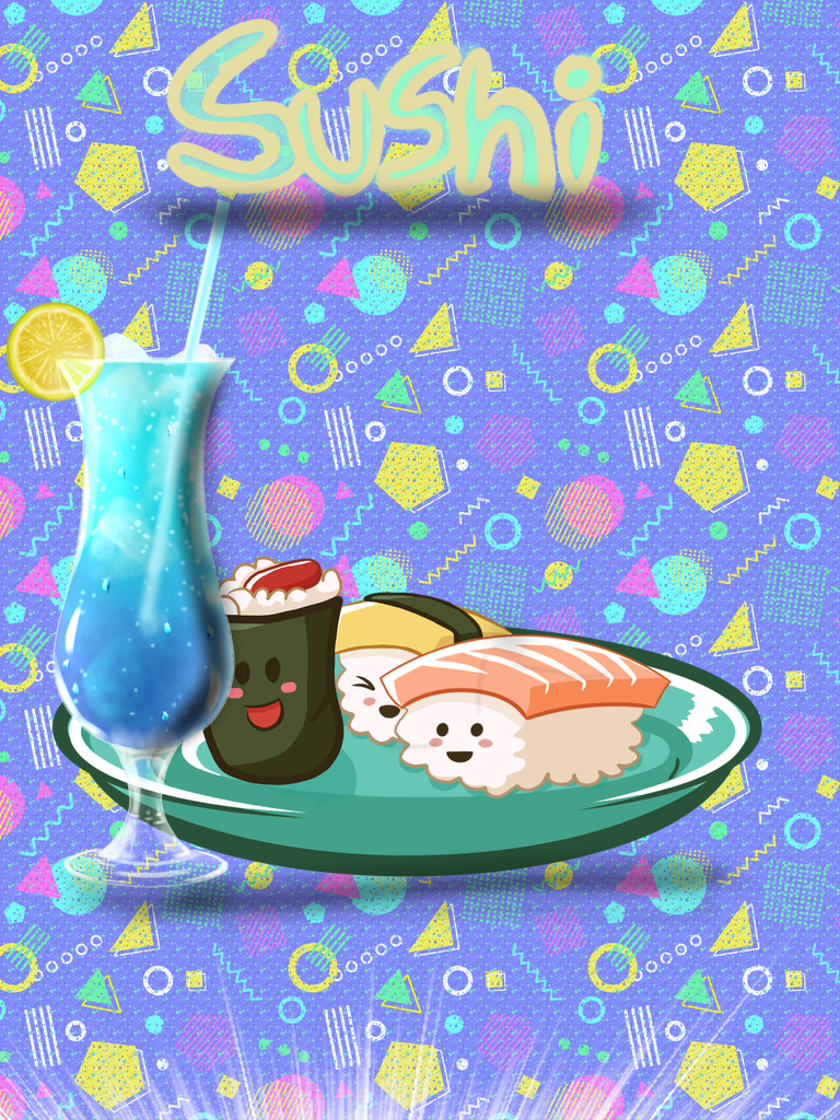 Sushi 🍣 Wallpaper - ibisPaint