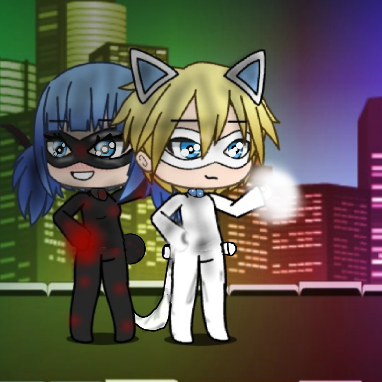 Ladybug x Chat noir akumatised😱 - ibisPaint