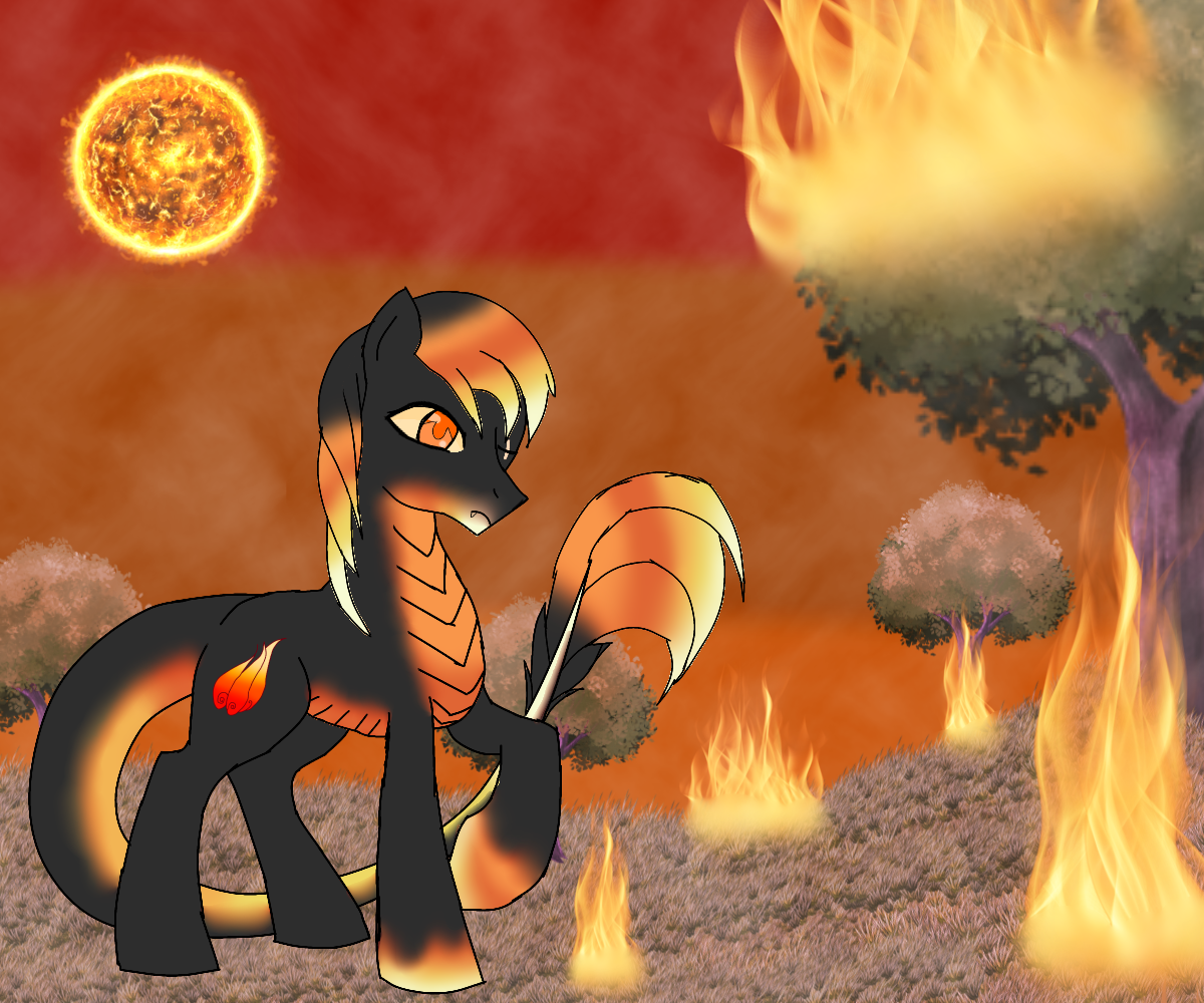 Ifrit the lord of the inferno - ibisPaint