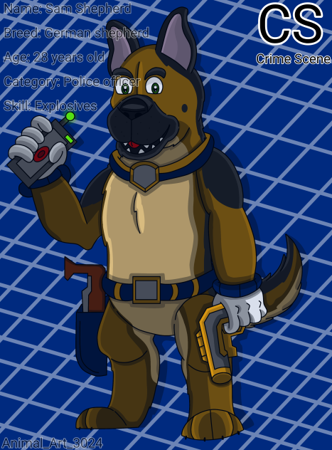 Officer Sam Shepherd - ibisPaint